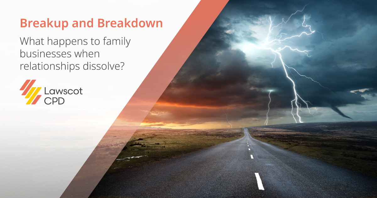 Breakup and Breakdown: What happens to family businesses when ...