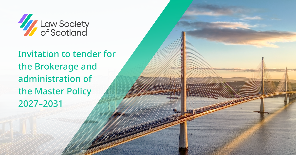 Master Policy - professional indemnity insurance | Law Society of Scotland